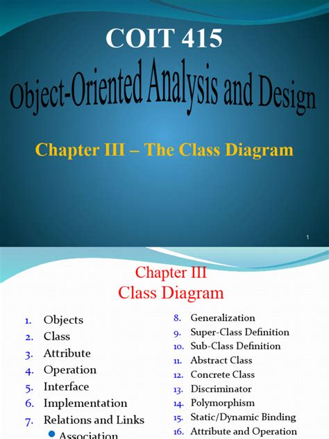 chapter3 class diagram pdf class computer programming inheritance object oriented