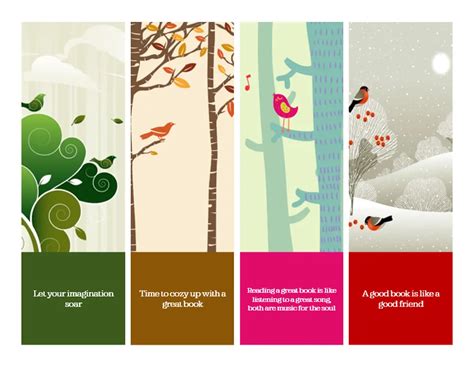 Microsoft Office Bookmark Template