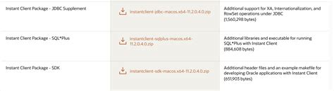 Oracle Macos 安装Oracle Client g LeoShi 博客园