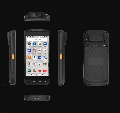 Rugged Android 11 Handheld Barcode Scanner Touch Screen Mobile Computer Portable