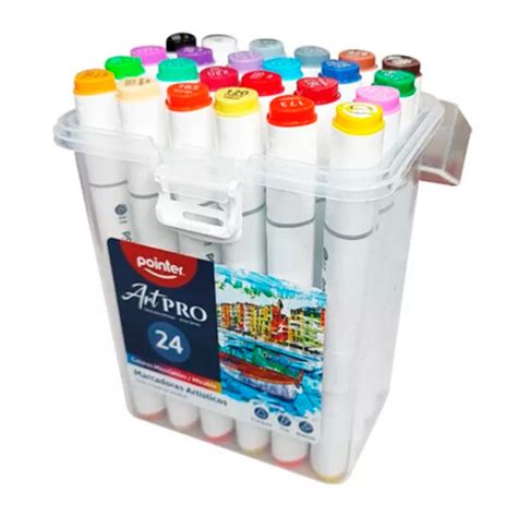 Marcadores Pointer Marcadores Artísticos Artro 24 Colores Almacén Comics Marcadores Pointer Marcadores Artísticos Artro 24 Colores Almacén Comics