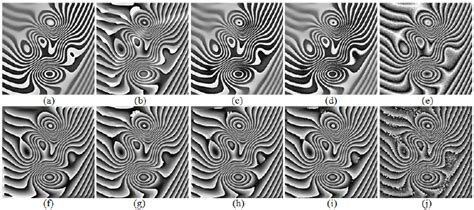 Wrapped Phase Maps Obtained Using The Gs Algorithm Applied To Synthetic
