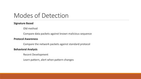 Network Intrusion Detection System And Analysis Pptx Information And Network Security