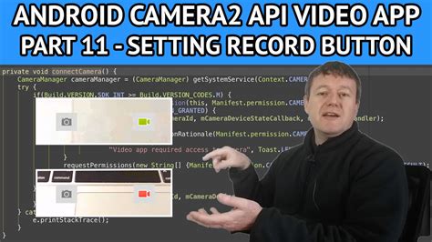 Android Camera2 Api Video App Part 11 Setting Record Button In Busy Mode Youtube