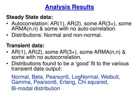 Ppt Classification Of Discrete Event Simulation Models And Output