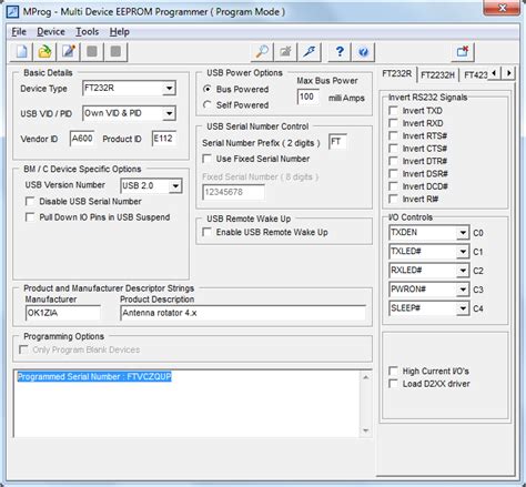 programming ftdi devices tučňák wiki