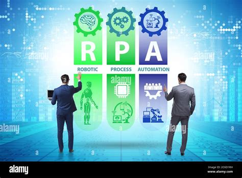 Concept Of The RPA Robotic Process Automation Stock Photo Alamy