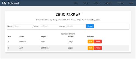 Tutorial CRUD React Js API 3 UPDATE Edit Data Dengan DataBase