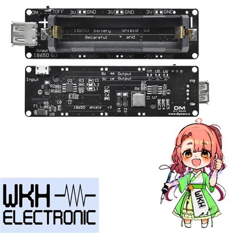 Jual Part Tools Lithium Battery Shield 18650 Esp8266 Raspberry Pi Wemos