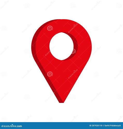 3d Realistic Location Map Pin Gps Pointer Markers Vector Illustration Eps 10 Stock Vector