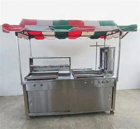 Carrito Para Tacos En Acero Inoxidable Terminados Impecables