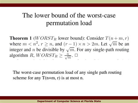 Ppt A Deterministic Single Path Routing Scheme For 2 Level