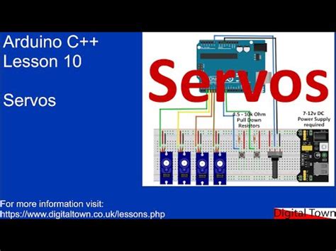 Arduino C Lesson Servos YouTube
