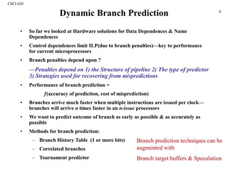 Ppt Dynamic Branch Prediction Powerpoint Presentation Free Download