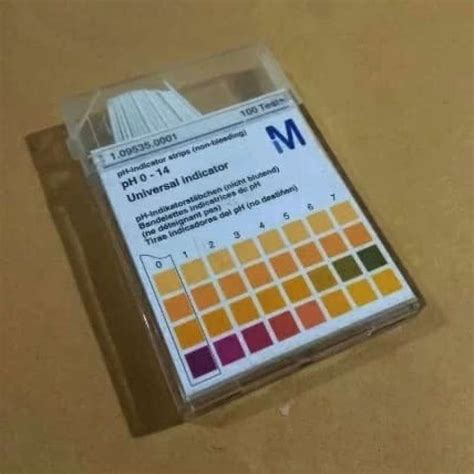Jual Universal Indicator Paper Ph 0 14 Kertas Indikator Ph Merck Di