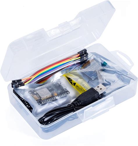 thingpulse 1 nodemcu esp8266 wifi iot starter kit compatible with arduino comprehensive