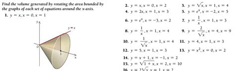Solved Find The Volume Generated By Rotating The Area Chegg Com