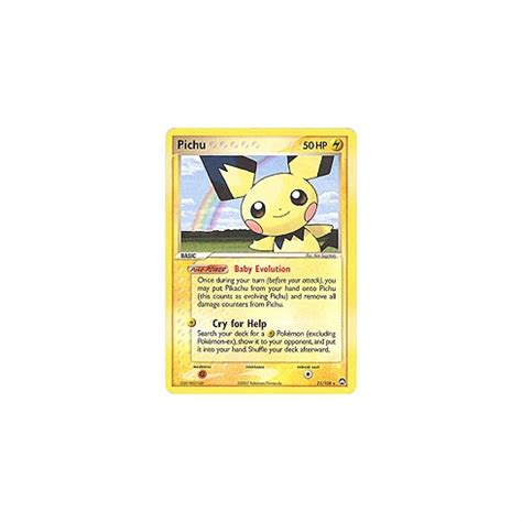 Pichu Ex Card