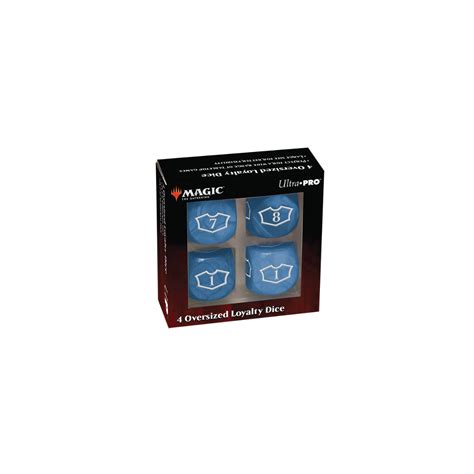 Ultra Pro Deluxe D6 Loyalty Würfel Set Island Blue 4 Stück Magic Kaufen