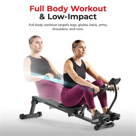 Smart Compact Hydraulic Rowing Machine With 12 Levels Hydraulic