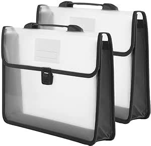 Plastic Folder Poly Pockets Envelope Pcs Set A Expanding File Folders With Handle Waterproof