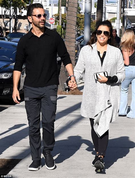 Eva Longoria Holds Hands With Husband Jose Baston In La Daily Mail Online