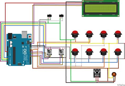 Arduino Button Box Monentary Pushbutton And Key Ignition Keypad