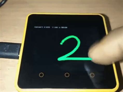 Recognizing Mnist Based Handwritten Digits On M5stack Core2 Arduino