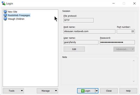 Publishing With WinSCP