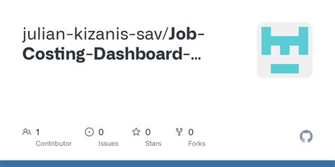 Github Julian Kizanis Savjob Costing Dashboard Importer