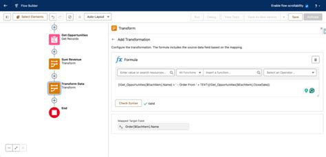 the transform element in salesforce flow simplifying data mapping salesforce ben