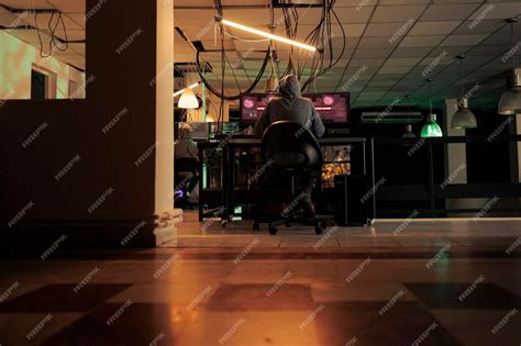 Premium Photo Cyberattack Criminal Hacking Computer System Sending Malicious Software