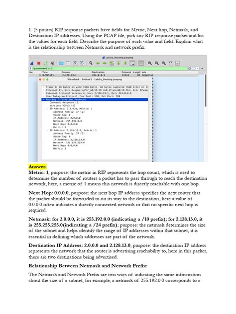 Lab3a Solved Pdf Router Computing Routing