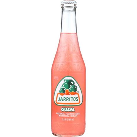 Jarritos Natural Flavor Guava Soda 125 Oz Bottle Pack Of 6