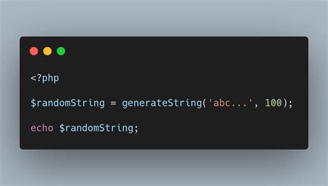 How To Create A Random String In PHP BackEndTea