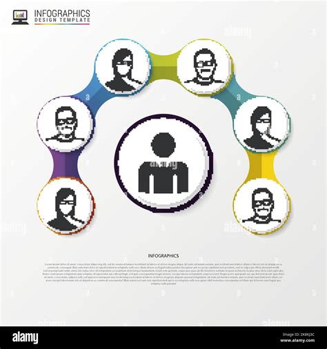 Communcation Concept Infographic Design Template Vector Illustration