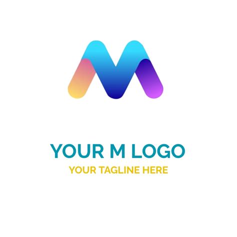 Alphabet M Logo Template Postermywall