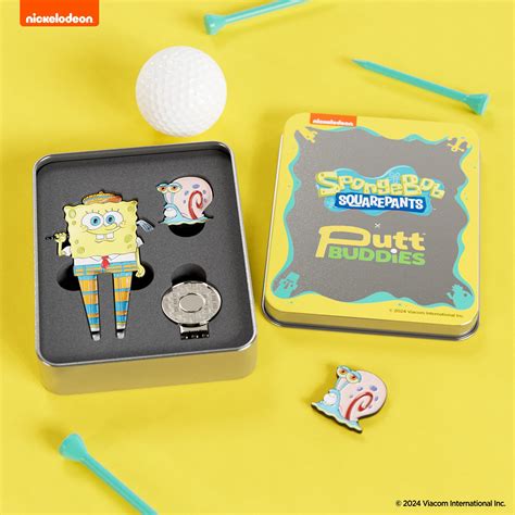 Golfing Spongebob Divot Tool W Gary Ball Marker