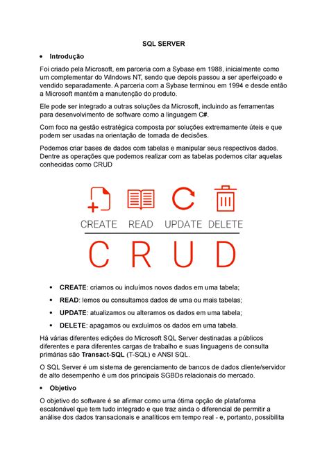 Sql Server O Que é Para Que Serve E Como Se Preparar Sql Server