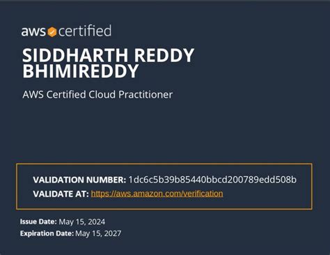 Siddharth Reddy On Linkedin Cloudcareer Aws