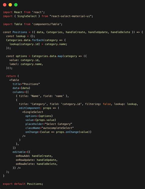 How To Render Custom Autocomplete Select In Columns Lookup Field