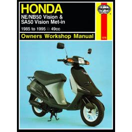 Honda Nenb50 Vision Sa50 Vision Met In 85 95 Reparaturanleitung