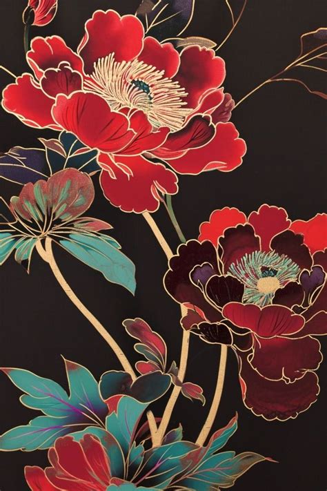 Pin By Ilus Bezzeg On Wallpaper In 2025 Japanese Art Flower Art