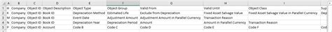 Fa Object Import Excel Template Ifs Community