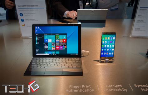 Ces2016 갤럭시 탭프로 S의 잠금 화면 갤럭시 노트5의 지문 센서로 연다 Techg