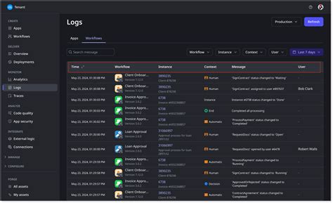 Workflow Logs Odc Documentation
