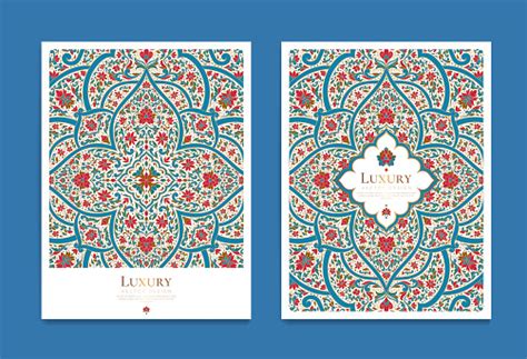 벡터 장식 패턴의 고급 초대 카드 디자인 빈티지 템플릿 배경 과 벽지에 사용할 수 있습니다 장식에 좋은 우아하고 고전적인 벡터 요소 0명에 대한 스톡 벡터 아트 및 기타