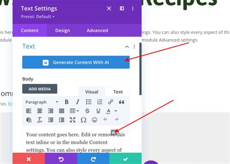 how to write a blog post with divi ai divimode