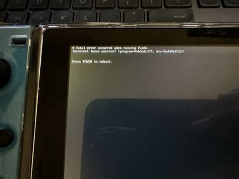 “incorrect Fusee Version Program0xb46dcf71 Mtc0xd40bf51f Im Running Firmware Version 141