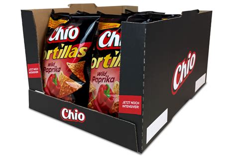 Chio Tortillas Chips Wild Paprika 12x 110g
